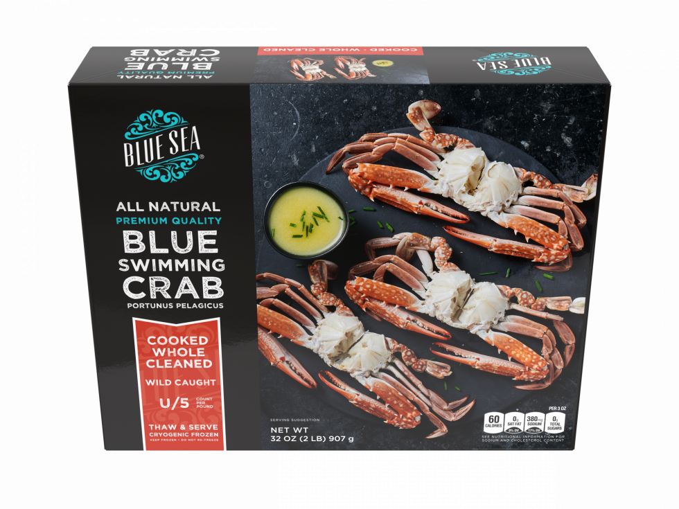 Blue Swimming Crab (Whole Cleaned) - Blue Sea
