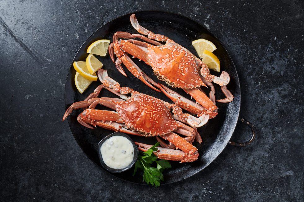 Blue Swimming Crab (Whole Cleaned) Cooked - Blue Sea